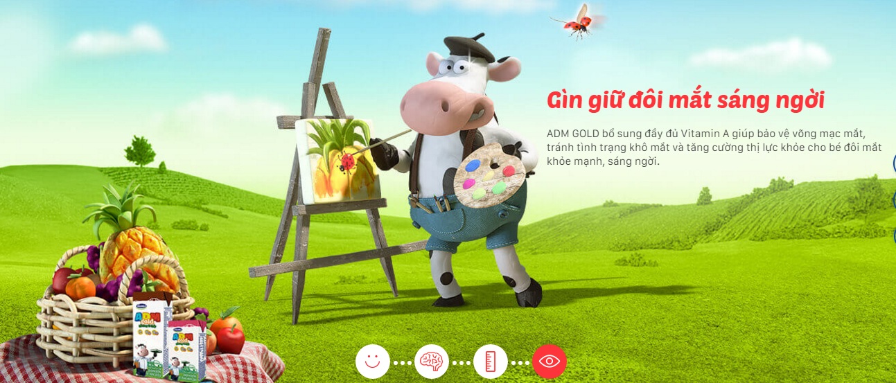 Vinamilk ADM GOLD mới - Mắt sáng dáng cao, trau dồi trí nhớ
