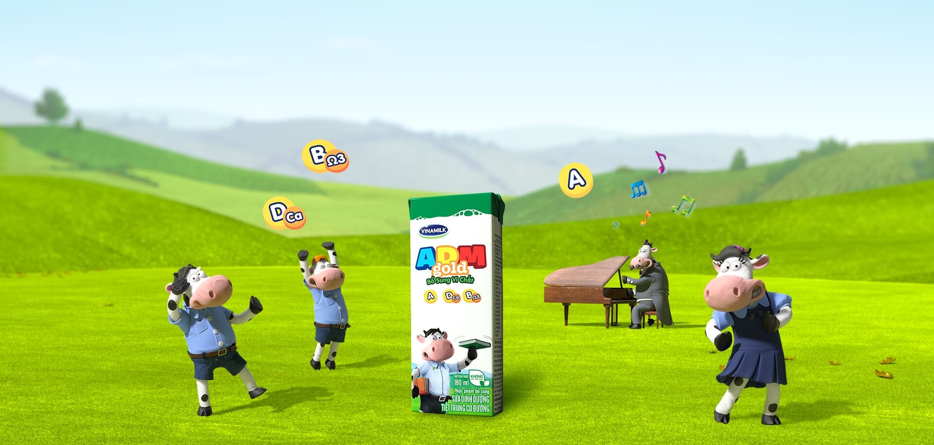 Vinamilk ADM GOLD mới - Mắt sáng dáng cao, trau dồi trí nhớ