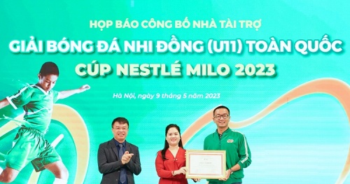 Nestlé MILO đồng hành cùng Giải Bóng đá Nhi đồng (U11) toàn quốc- Cúp ...