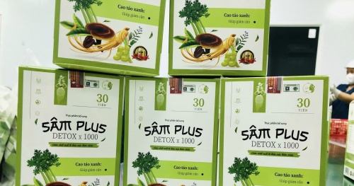 Sâm Plus Detox X1000 của Công ty Thanh Mong Pharma vi phạm quảng cáo?