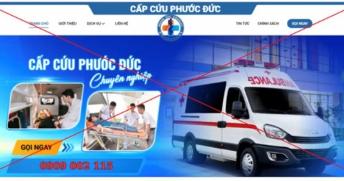 Cung cấp dịch vụ “chui”, Công ty cấp cứu Phước Đức bị đình chỉ hoạt ...