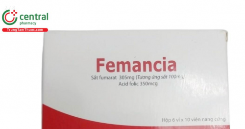 Cấm sản xuất, lưu hành thuốc sắt Femancia của Công ty Cổ phần Dược phẩm ...