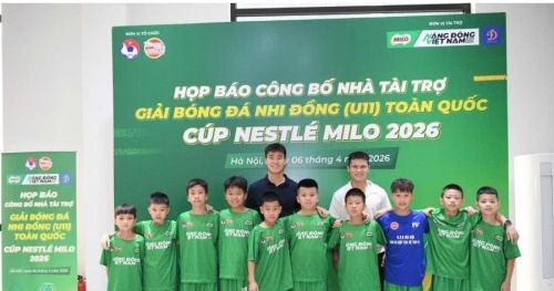 Nestlé MILO tiếp tục đồng hành cùng Giải Bóng đá nhi đồng toàn quốc 2026