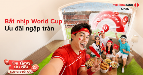 Săn trọn niềm vui World Cup 2026 từ mọi khoản chi tiêu với Techcombank OneU